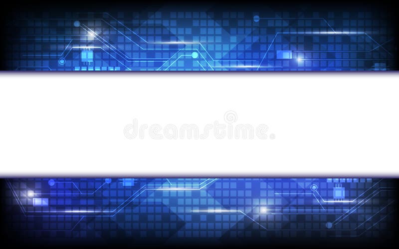 Vector Digital Tech Pattern Abstract Template Background Computer ...