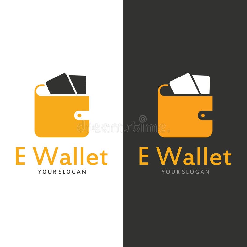 Vector Digital Wallet Logo Template Stock Vector - Illustration of sign ...