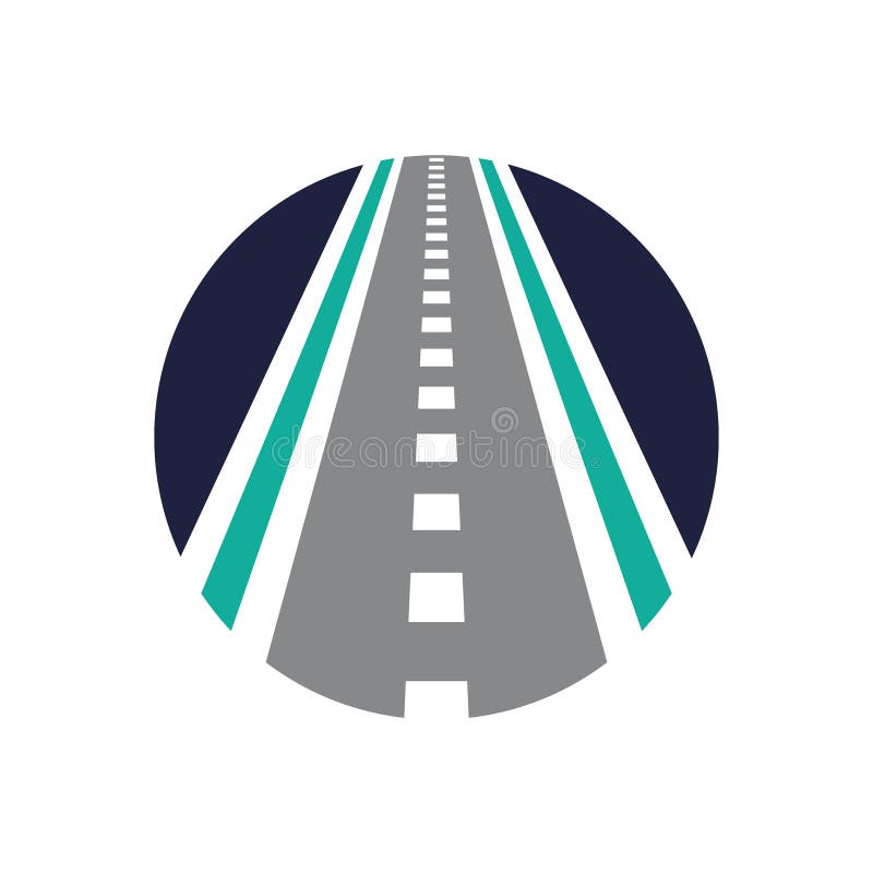 Vector Pathway Logo Combination. Speedway and Highway Symbol Stock ...