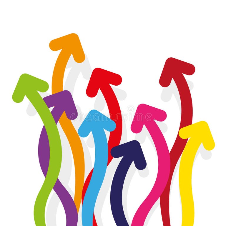 Arrows Up Color Stock Illustrations – 3,561 Arrows Up Color Stock ...