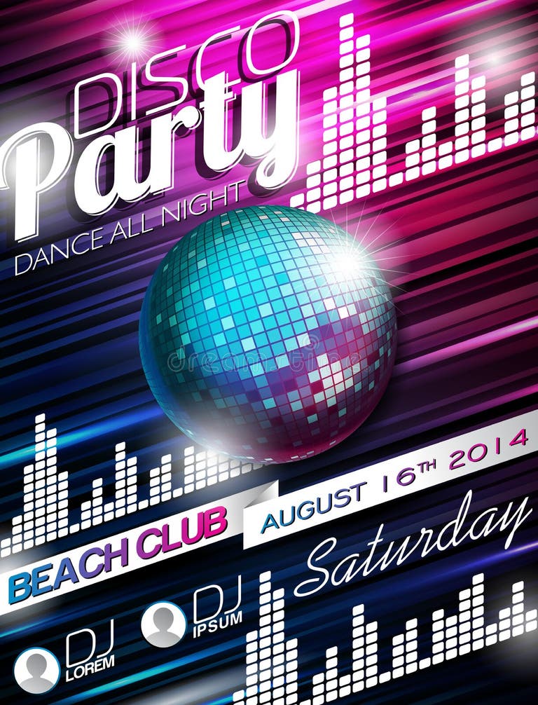 Disco Background Stock Illustrations – 313,089 Disco Background Stock ...