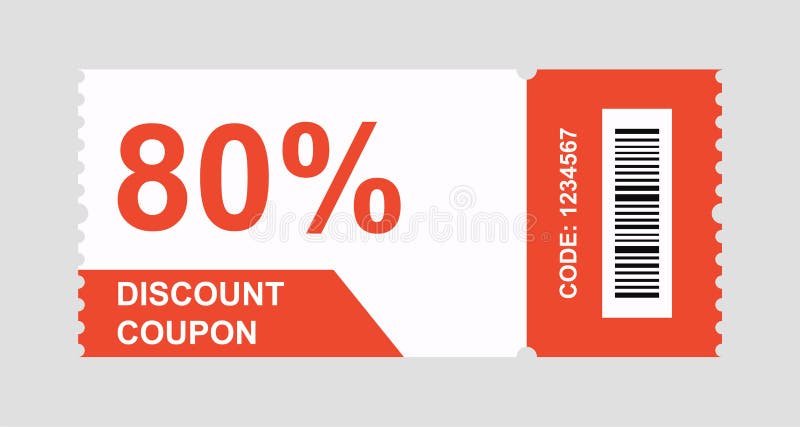 Vector Discount Coupon Flyer Sticker or Banner Stock Vector ...