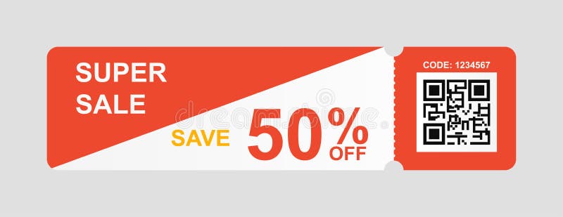 Vector Discount Coupon Flyer Sticker or Banner Stock Vector ...