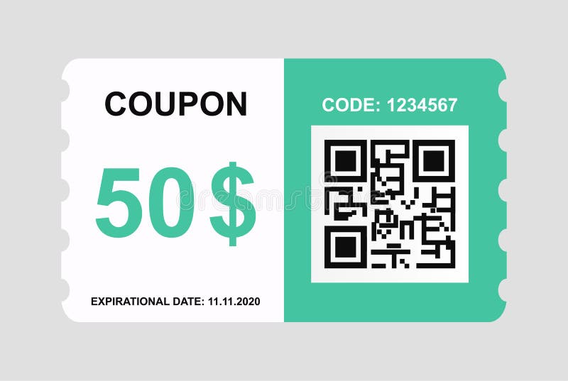 Vector Discount Coupon Flyer Sticker or Banner Stock Vector ...