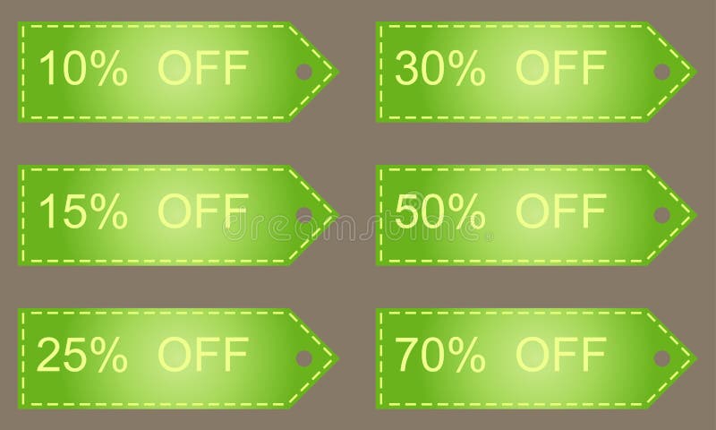 Vector Discount Labels stock illustration. Illustration of abstract ...