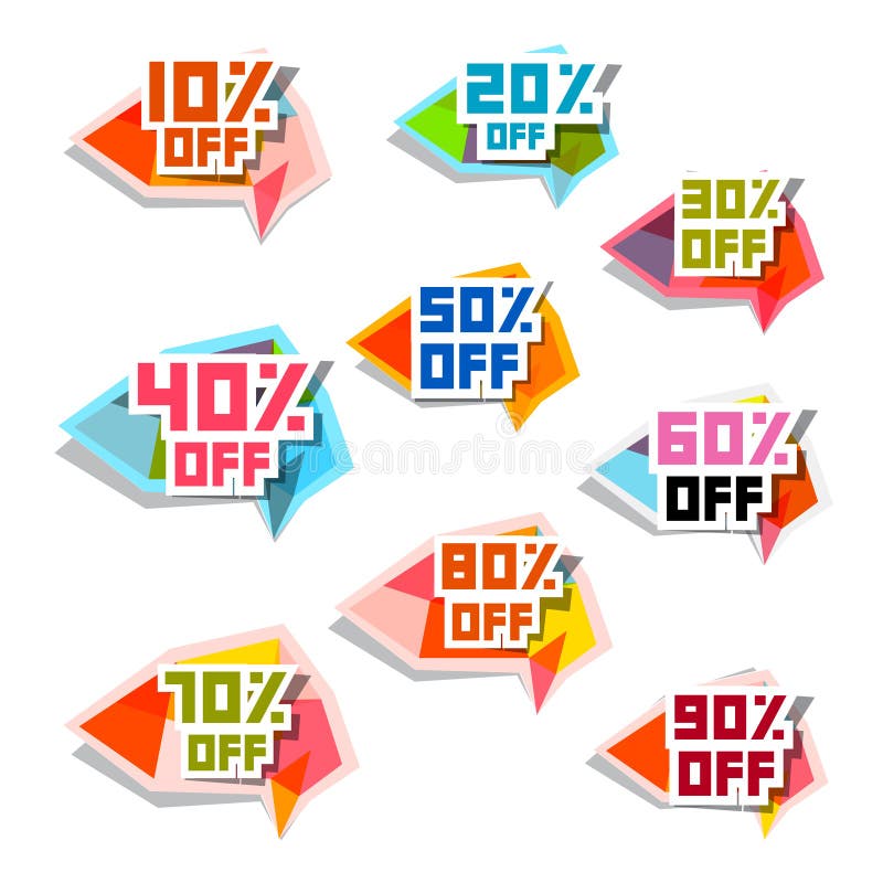 Sale discount stock vector. Illustration of object, promo - 167290412