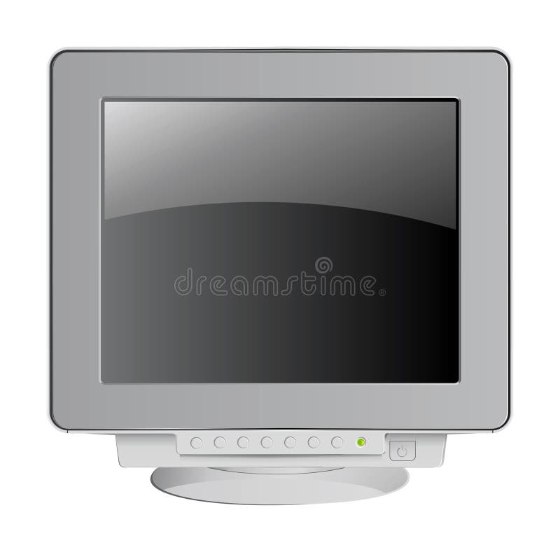 Vector display stock vector. Illustration of computer - 7856467