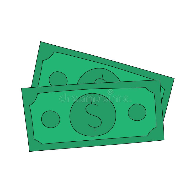Vector dollar notes stock vector. Illustration of design - 62007635