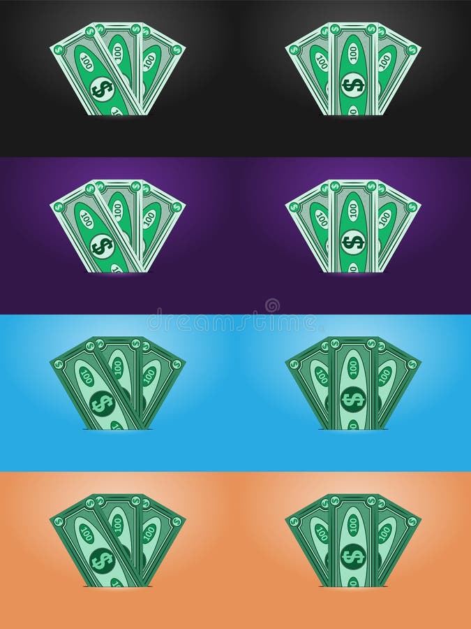 Vector Dollars, Abstract Banknotes Stock Vector - Illustration of ...
