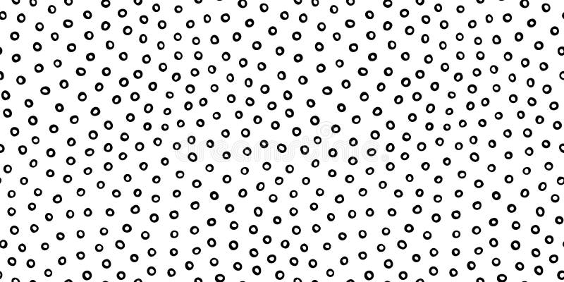 Vector Doodle Abstract Circle Repeat Pattern Stock Vector ...