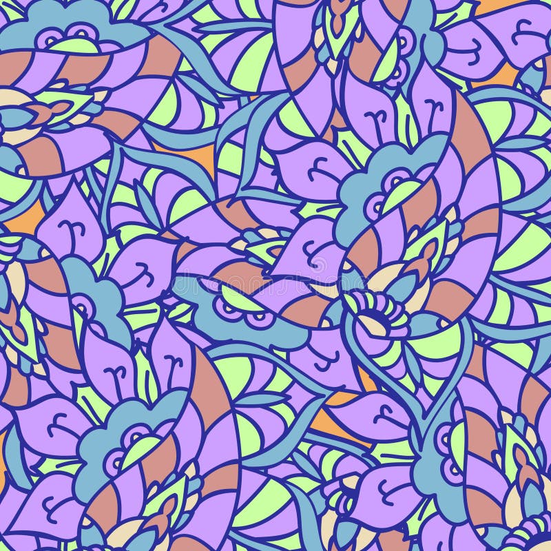 Vector Doodle Backdrop. Hand Drawn Pattern Stock Vector - Illustration ...