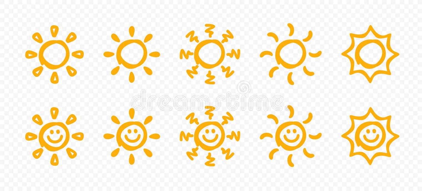Sun Smile Line Drawing Stock Illustrations – 1,574 Sun Smile Line ...