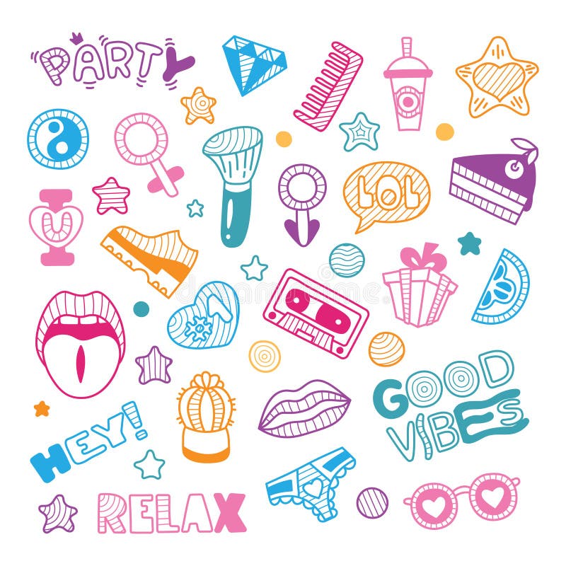 Girly Stock Illustrations – 55,394 Girly Stock Illustrations, Vectors ...