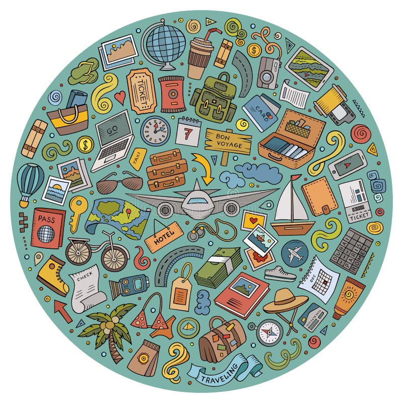 Cartoon Explorer Items Vector Stock Illustrations – 176 Cartoon ...