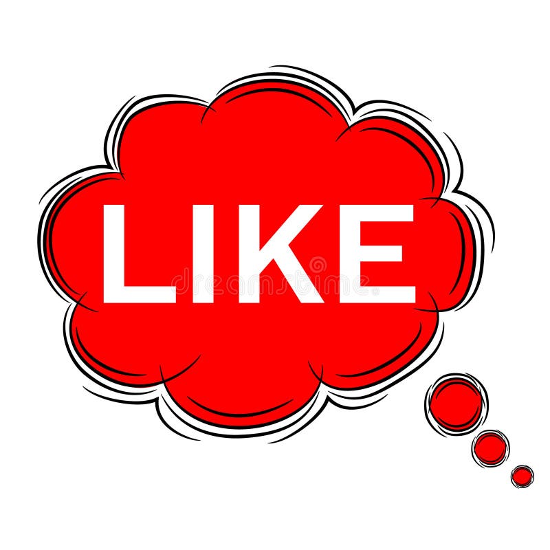 Bubble Like and Comment Icon, Infographic for Mobile App Design. Vector ...