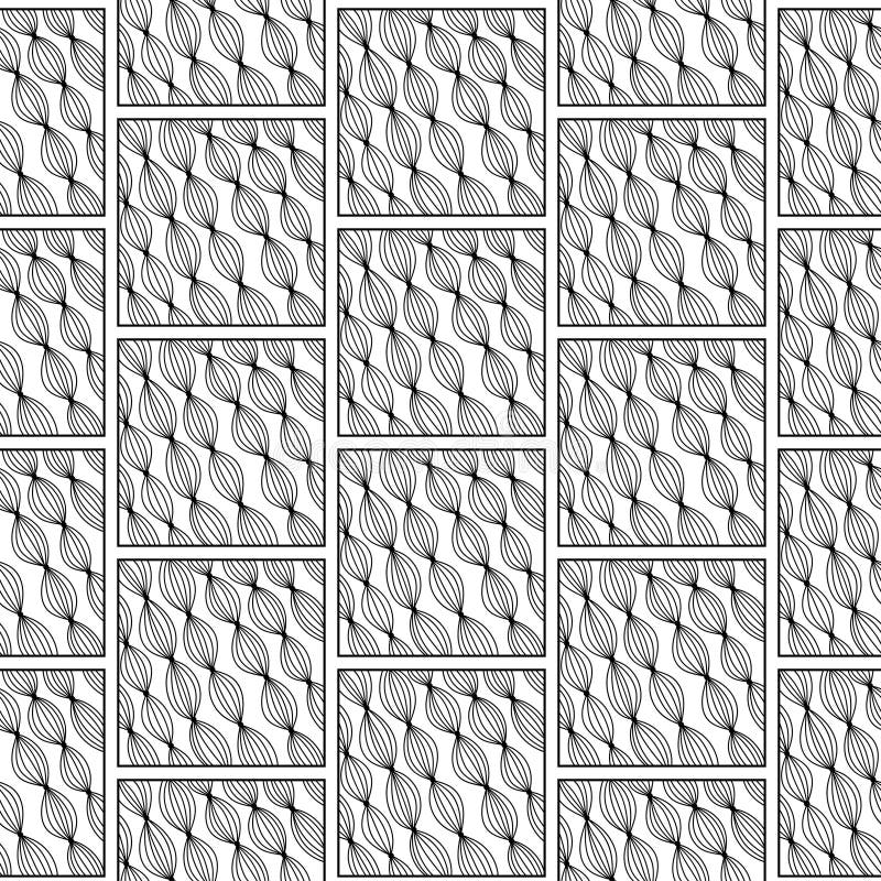 Vector doodle tile pattern stock vector. Illustration of drawing ...