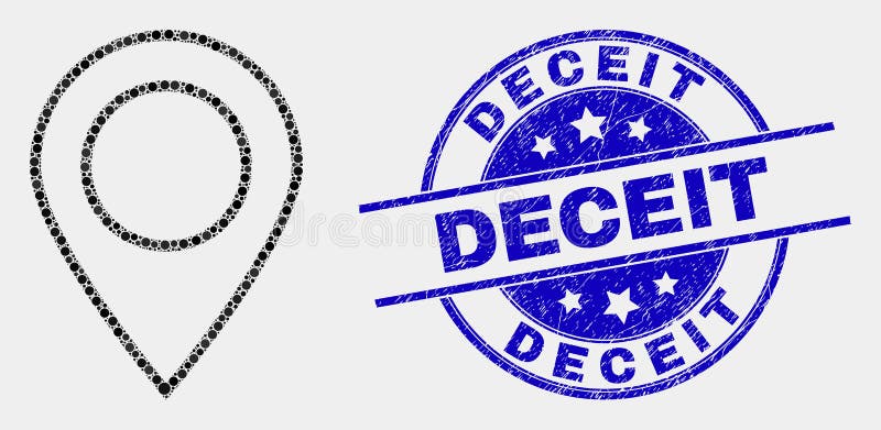 Vector Dot Map Marker Icon and Scratched Deceit Watermark Stock Vector ... Vector Dot Map Marker Icon and Scratched Deceit Watermark Stock Vector ...