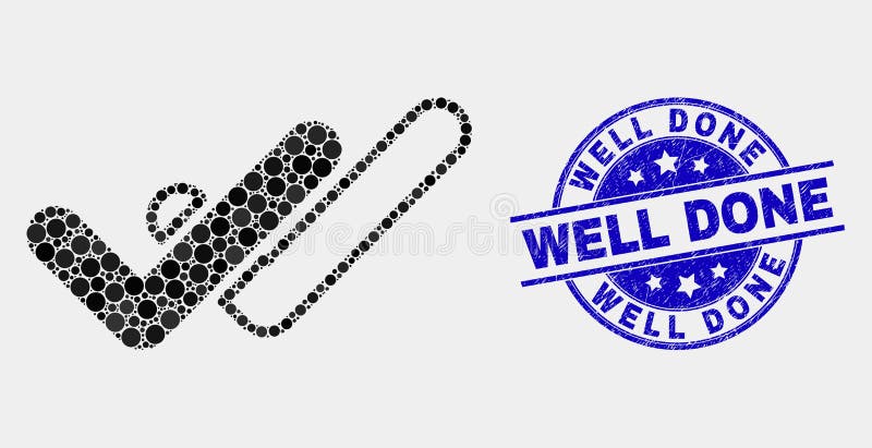 Scratched WELL DONE Framed Rounded Rectangle Stamp Stock Vector ... Scratched WELL DONE Framed Rounded Rectangle Stamp Stock Vector ...