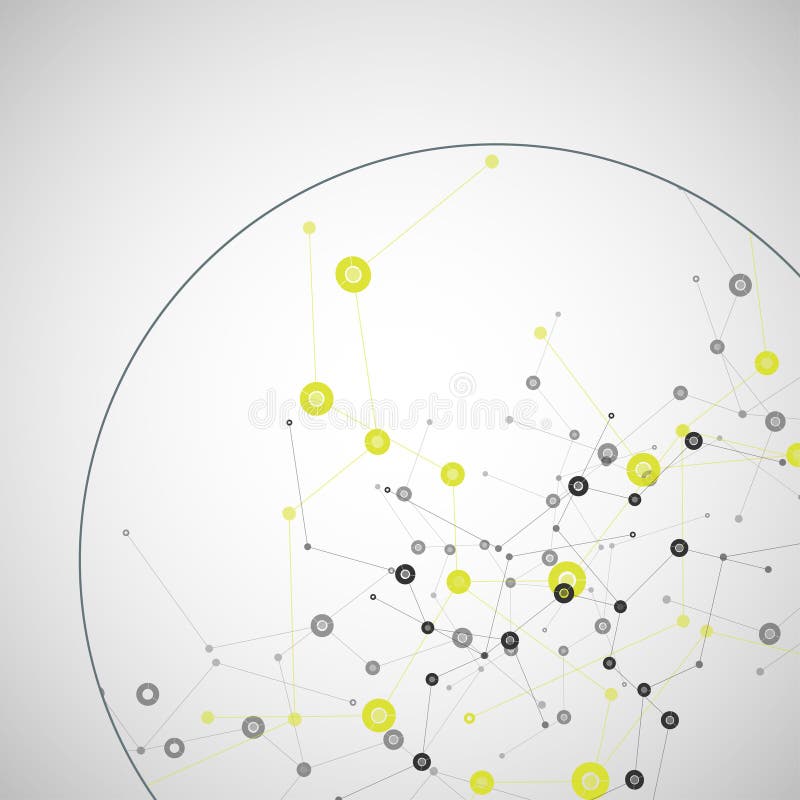 Vector Dots and Lines Connect Design Illustration Stock Vector ...