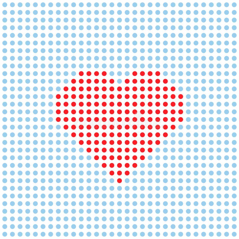 Simple heart pattern stock vector. Illustration of simple - 30392545