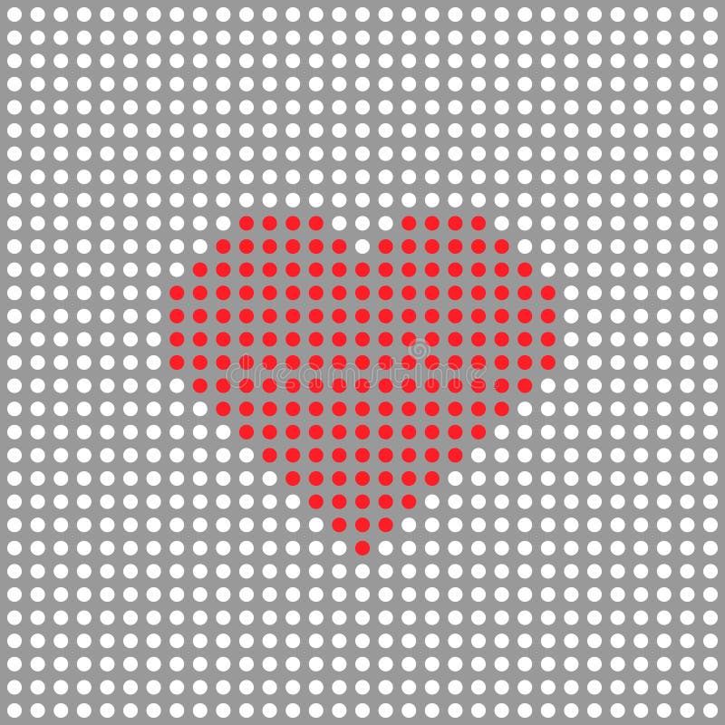 Simple heart pattern stock vector. Illustration of simple - 30392545