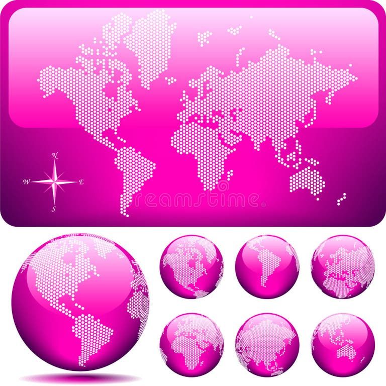Pink Map Stock Illustrations – 44,863 Pink Map Stock Illustrations ...