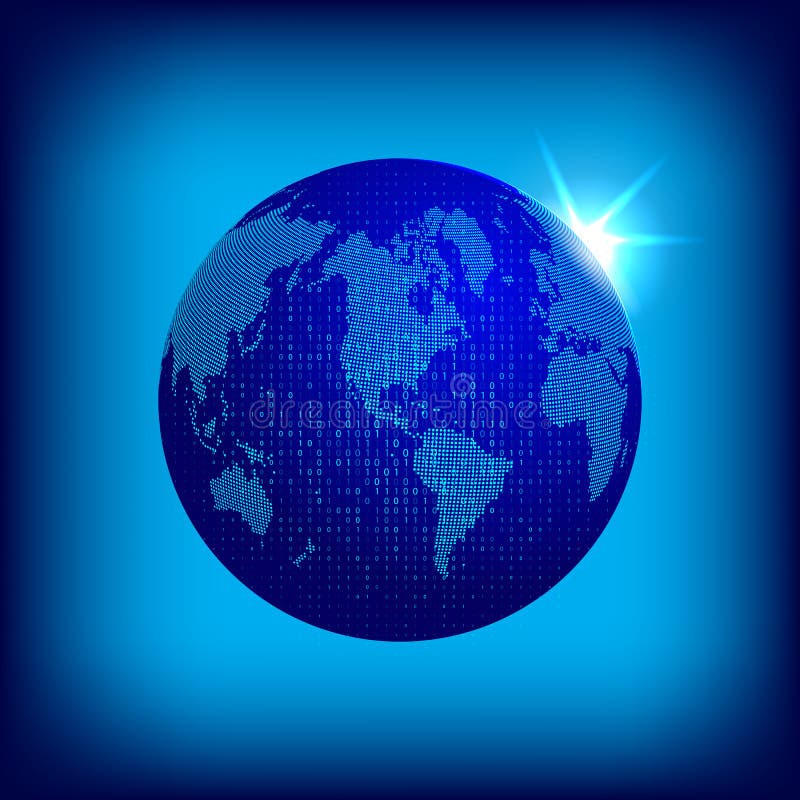 World Map. Covering the Globe Stock Vector - Illustration of global ...