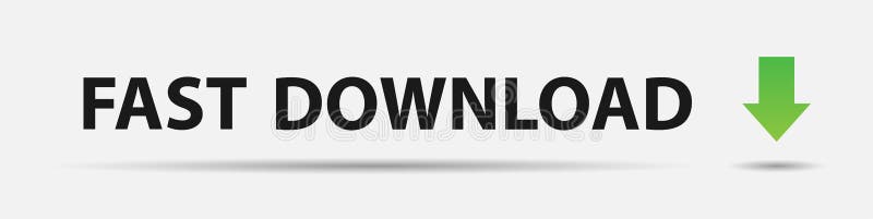 Vector DOWNLOAD Button. Fast Download Button Stock Illustration ...