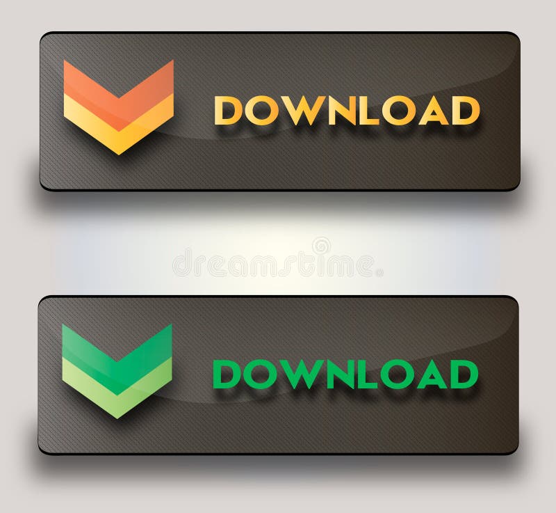 Download buttons stock illustration. Illustration of colorful - 48094105