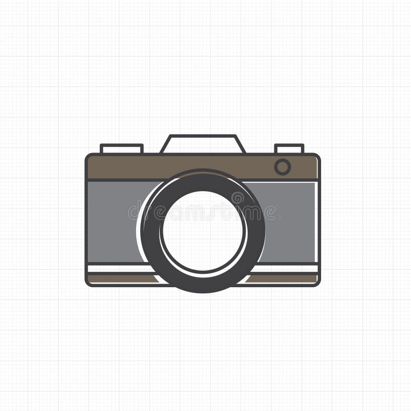 Vector of Drawing Camera Icon Stock Vector - Illustration of sign ...