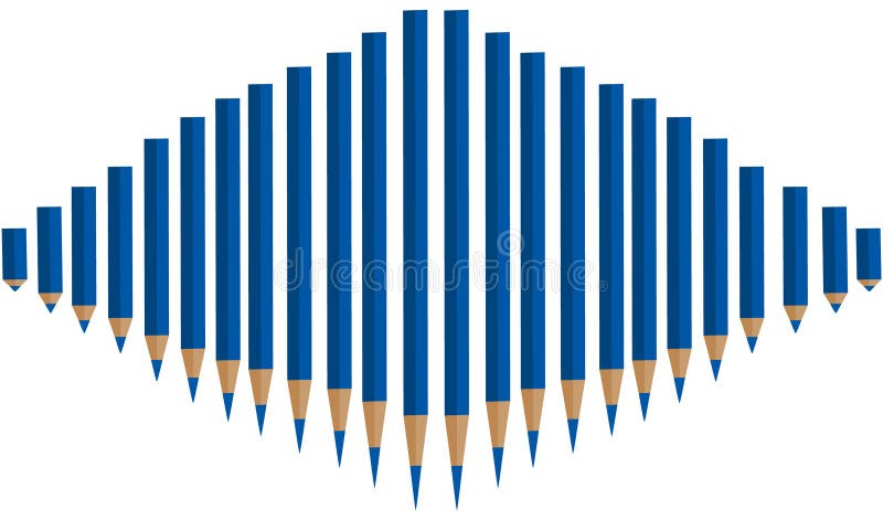 Vector Drawing Color Pencil Set Stock Vector - Illustration of drawing ...