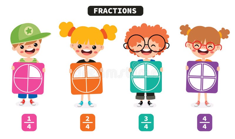 Equivalent Fractions Stock Illustrations – 91 Equivalent Fractions ...