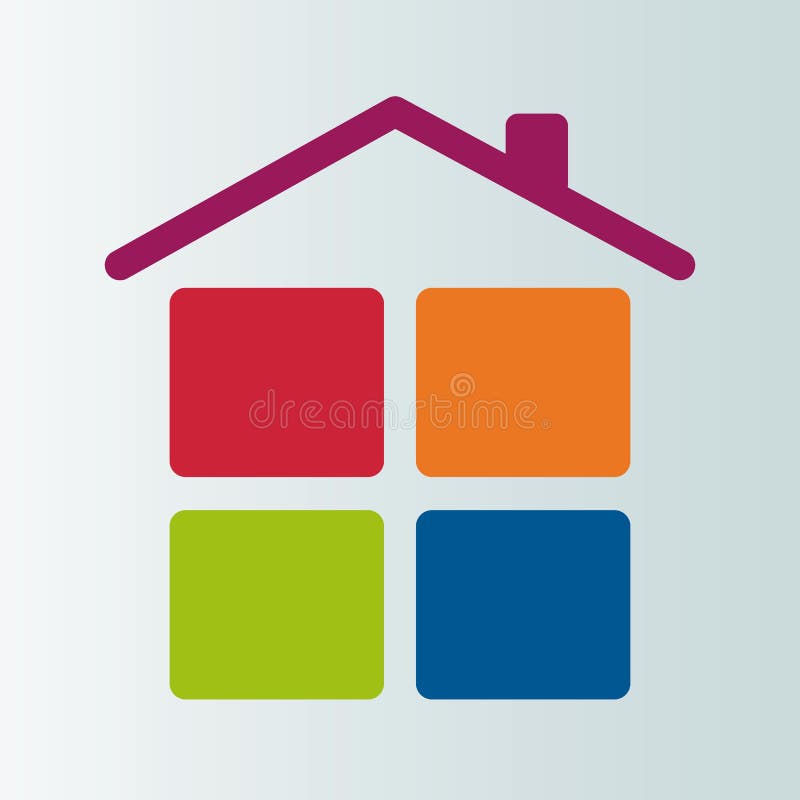 Colorful House Drawing Stock Illustrations – 52,809 Colorful House ...