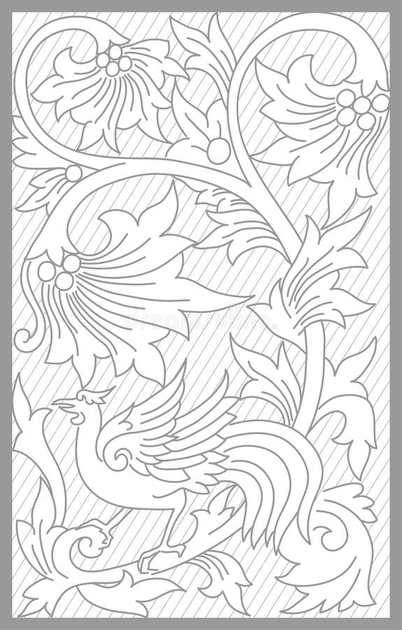 Motif Jepara line art stock vector. Illustration of budaya - 116420182