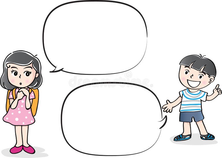 Kids Talk Stock Illustrations – 4,530 Kids Talk Stock Illustrations ...