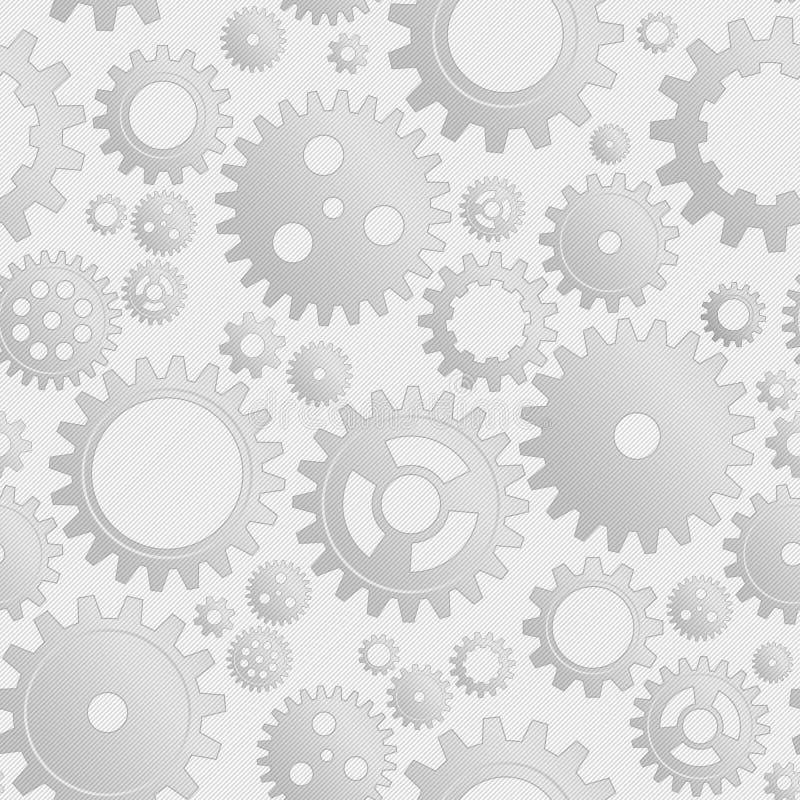 Vector Mechanical Cogwheel Collection. Set of Silver Gear Wheels and ...
