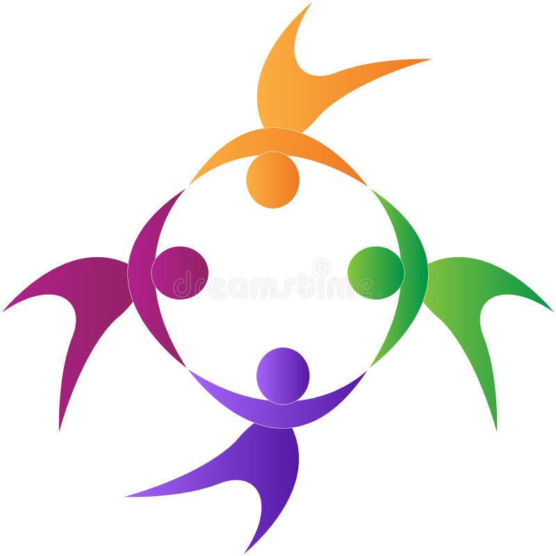 Flying people stock vector. Illustration of clipart, design - 30046867