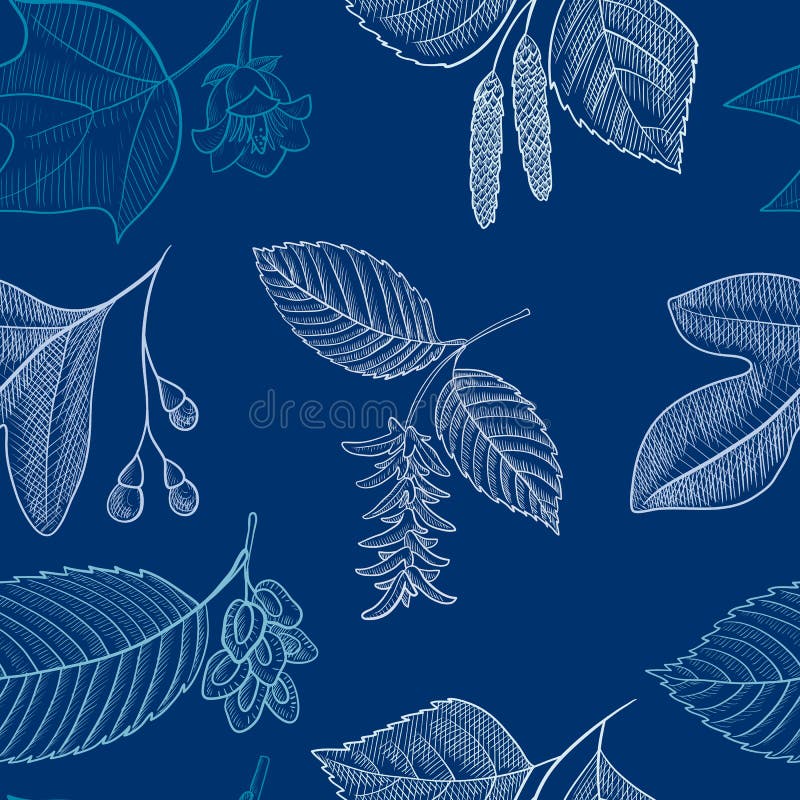 Vector Drawing Seamless Pattern Stock Vector - Illustration of drawing ...