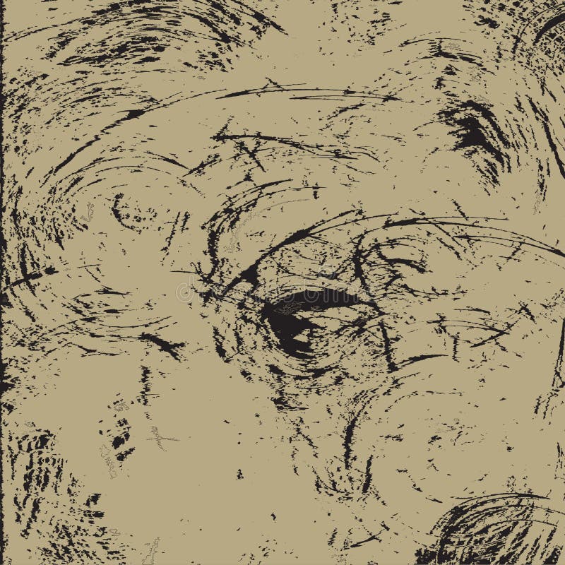 Vector Drawing. Shabby Brown Surface Stock Vector - Illustration of ...