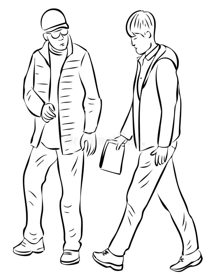 Two Students Talking Stock Illustrations – 230 Two Students Talking ...