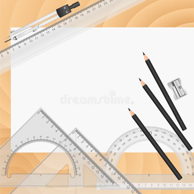 Vector Drawing tools stock vector. Illustration of designer - 37421163