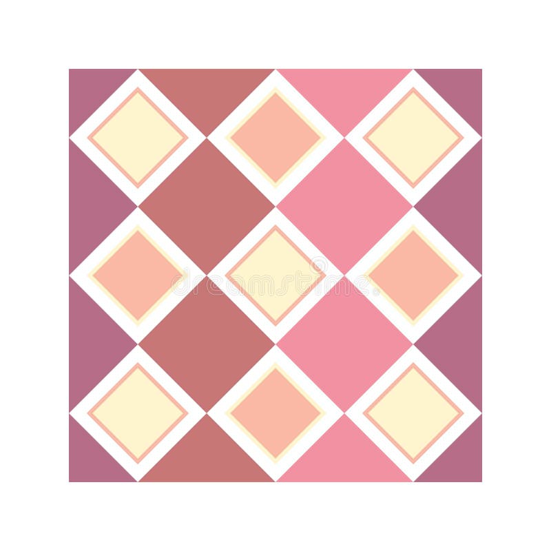 Vector Drawn Cute Checkered Pattern. Abstract Cute Pattern Ideal for ...