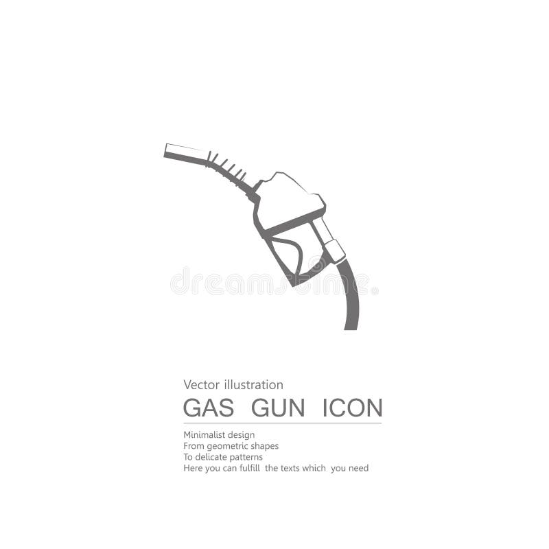 Vector Drawn Refueling Gun. Stock Vector - Illustration of abstract ...