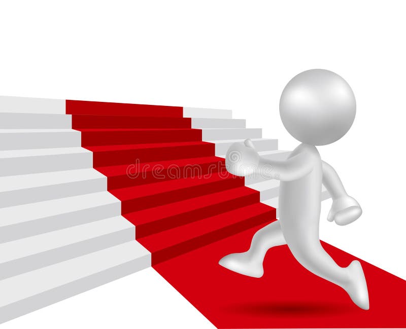 Cartoon Man Running Reaching Forward Stock Illustrations – 79 Cartoon ...