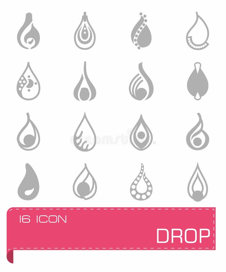 Vector Drop icon set stock vector. Illustration of drop - 79163258 Vector Drop icon set stock vector. Illustration of drop - 79163258
