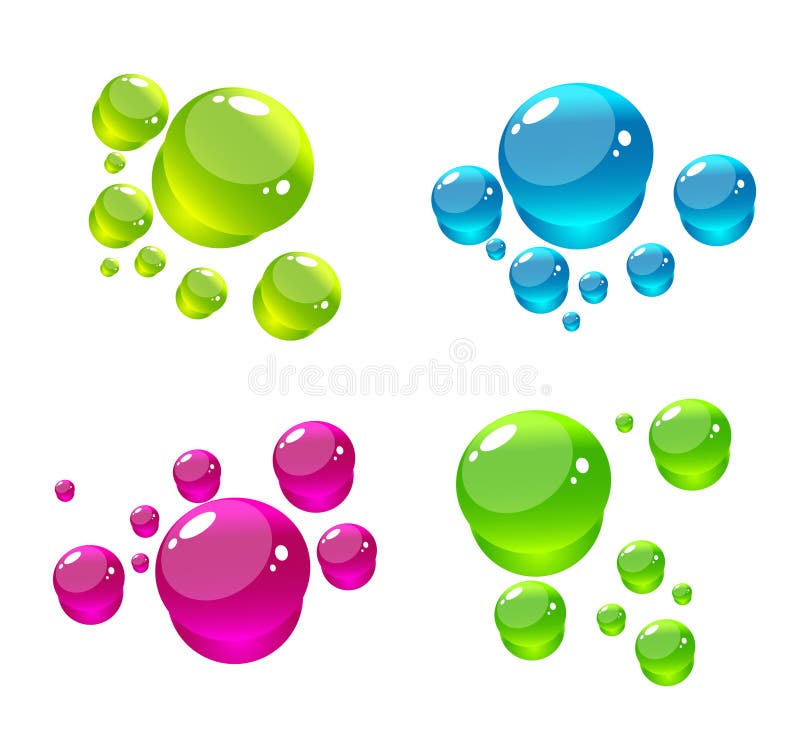 Vector drops stock vector. Illustration of bright, pattern - 7994042