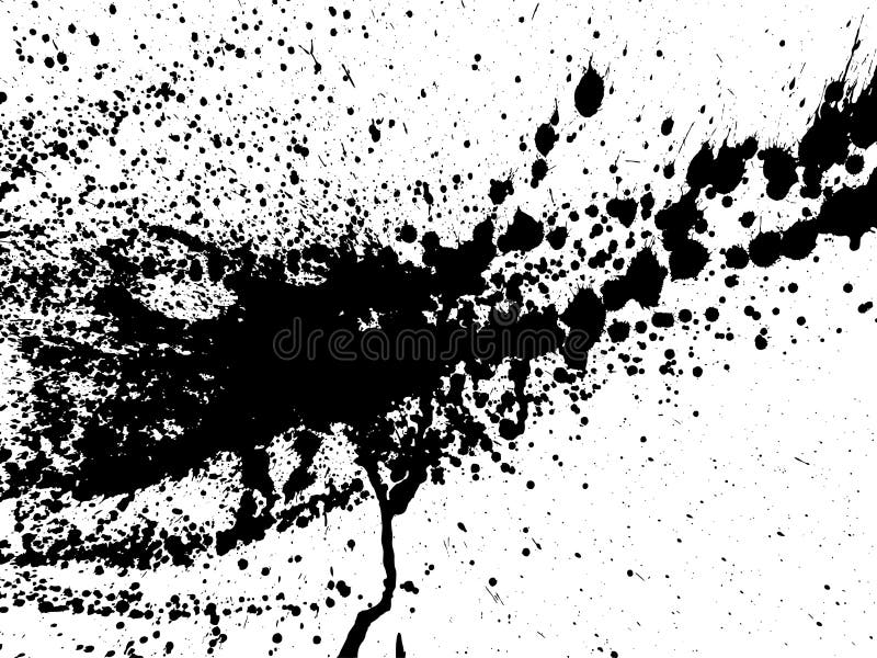 Black and White Splash. Vector Stock Vector - Illustration of splash ...