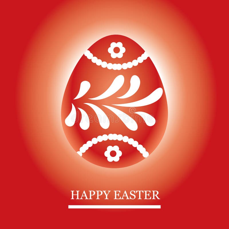 Vector Easter Greeting Card Stock Vector - Illustration of color ...