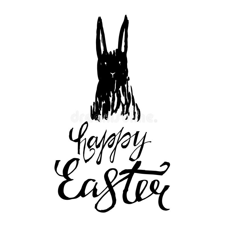 Vector Easter Lettering stock vector. Illustration of calligraphic ...