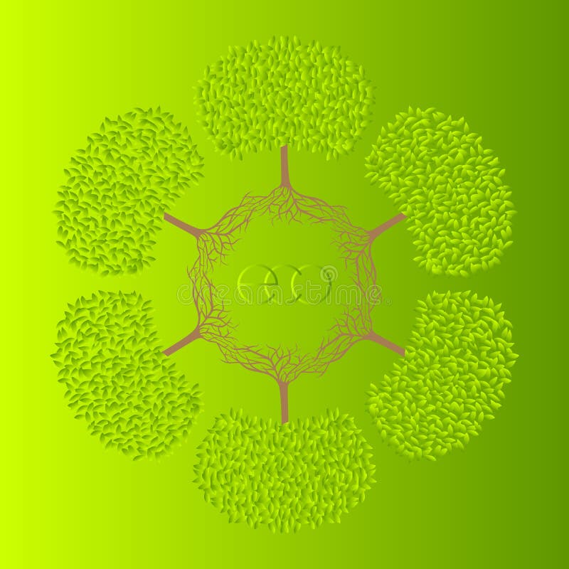 Vector ecologic symbol. stock vector. Illustration of decoration - 54666647